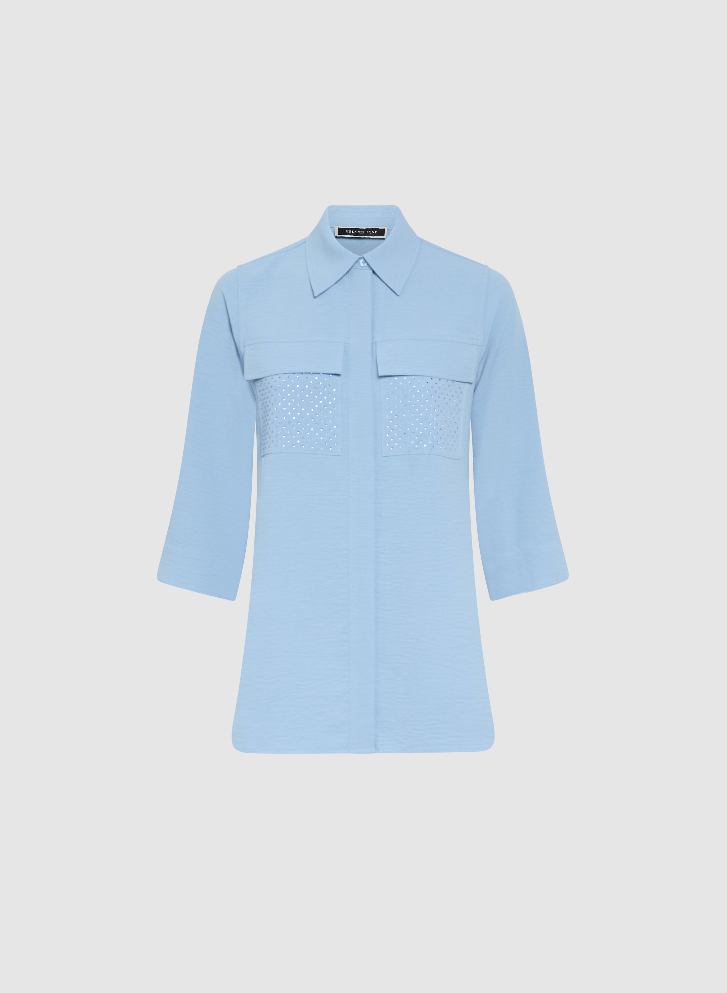 Utility Button-Up Blouse