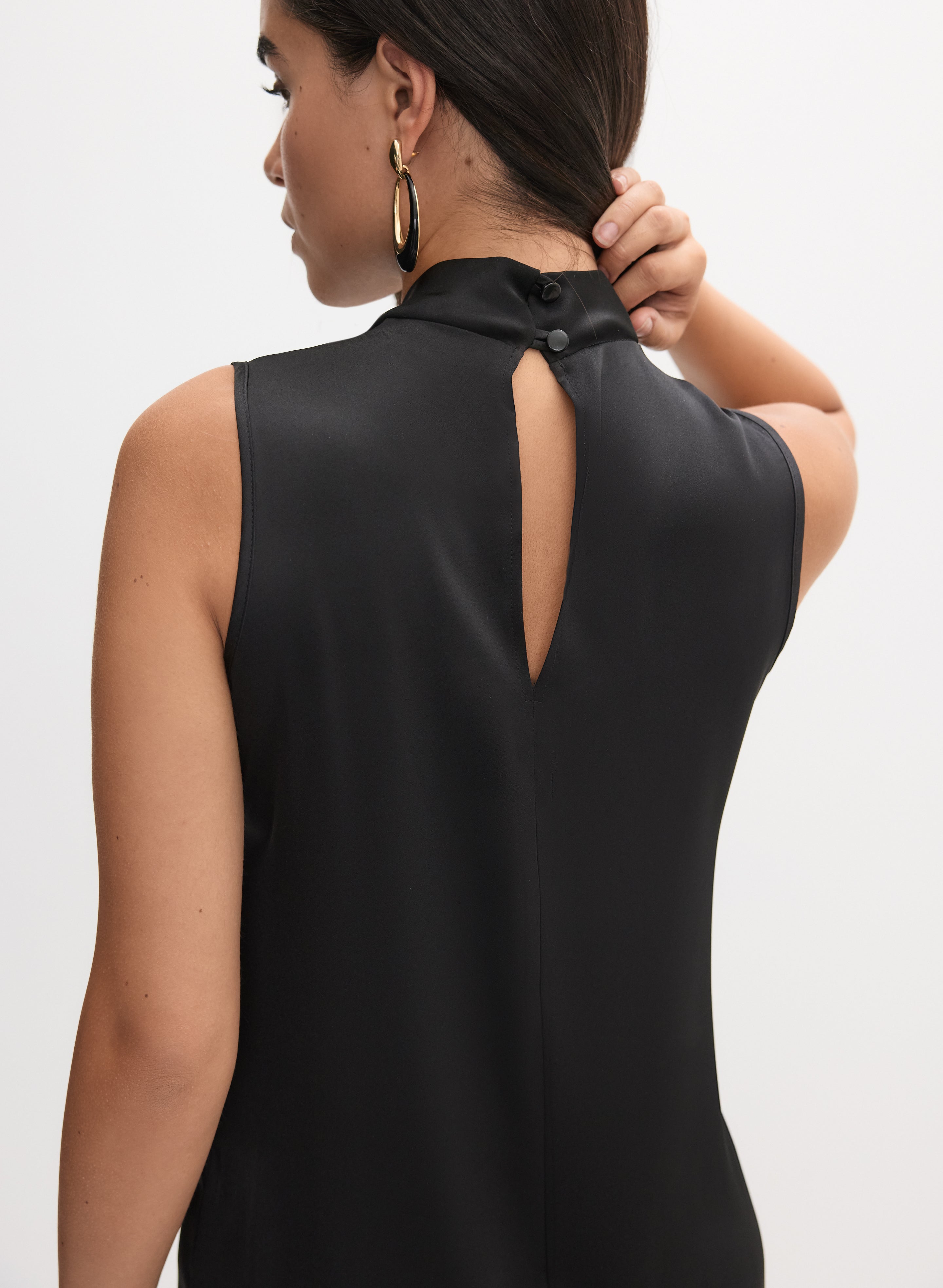 Joseph Ribkoff - Twisted High-Neck Blouse