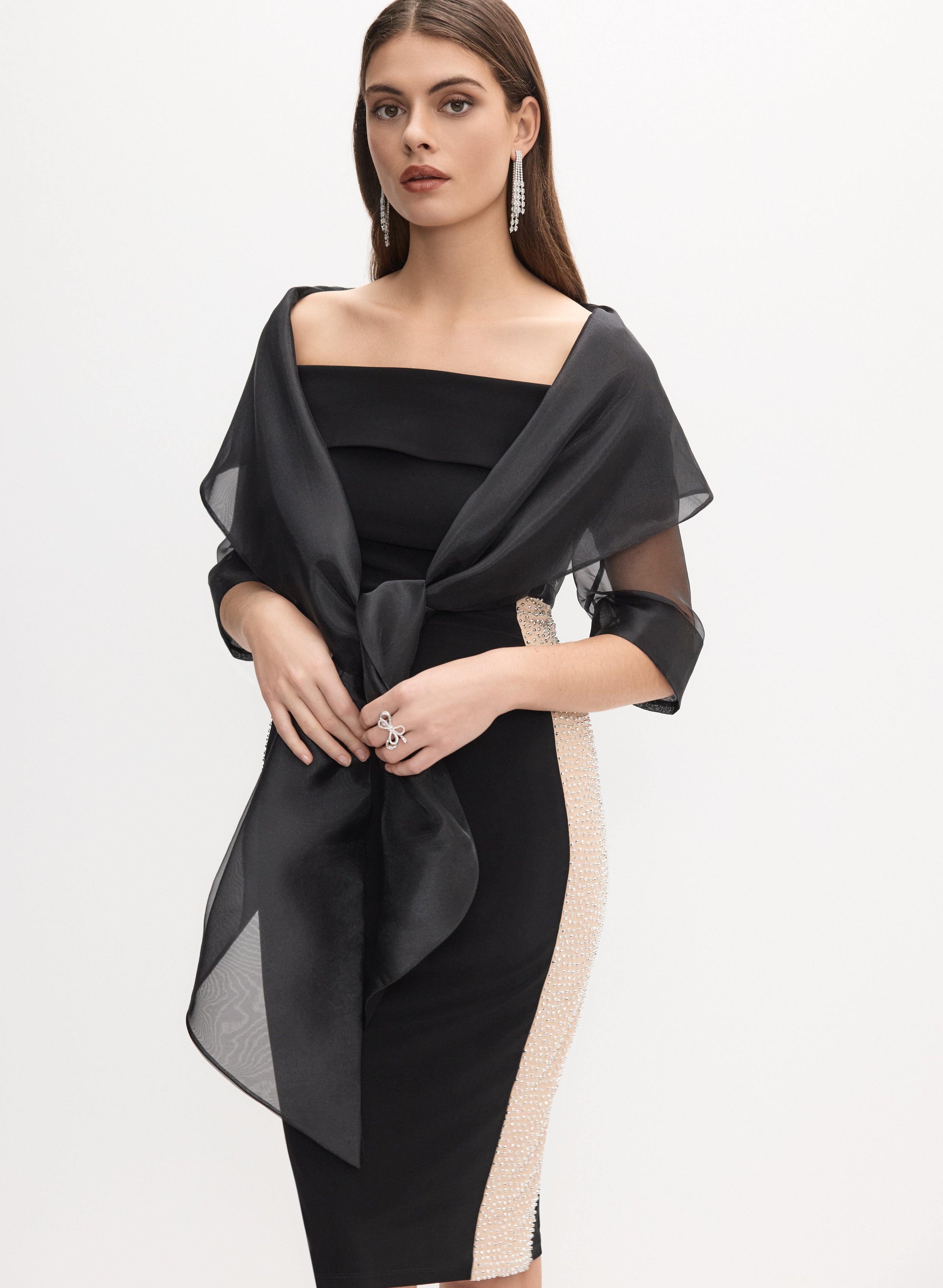 Oversized Tie Detail Bolero Oversized Tie Detail Bolero
