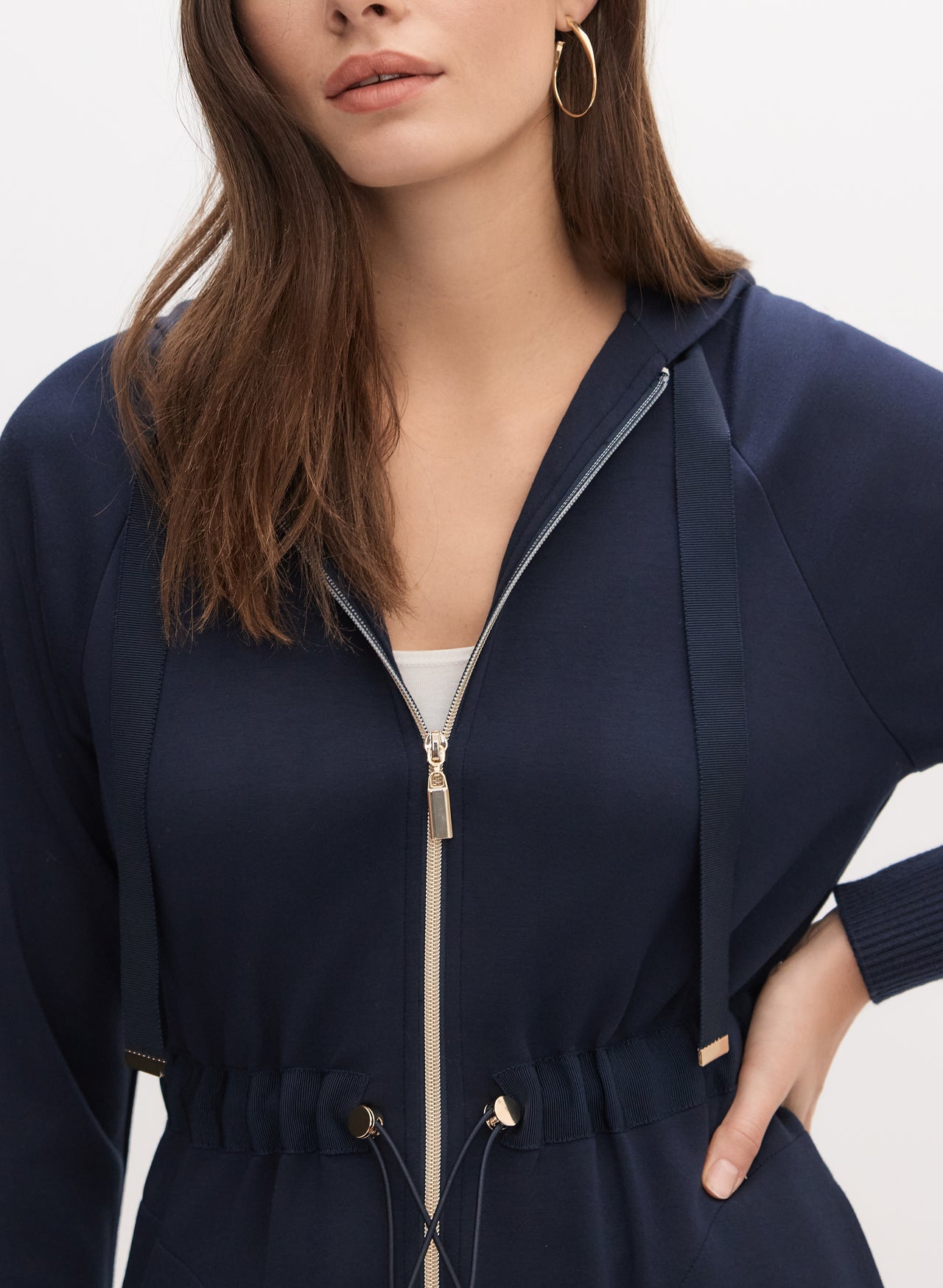Zip-Front Adjustable Jacket