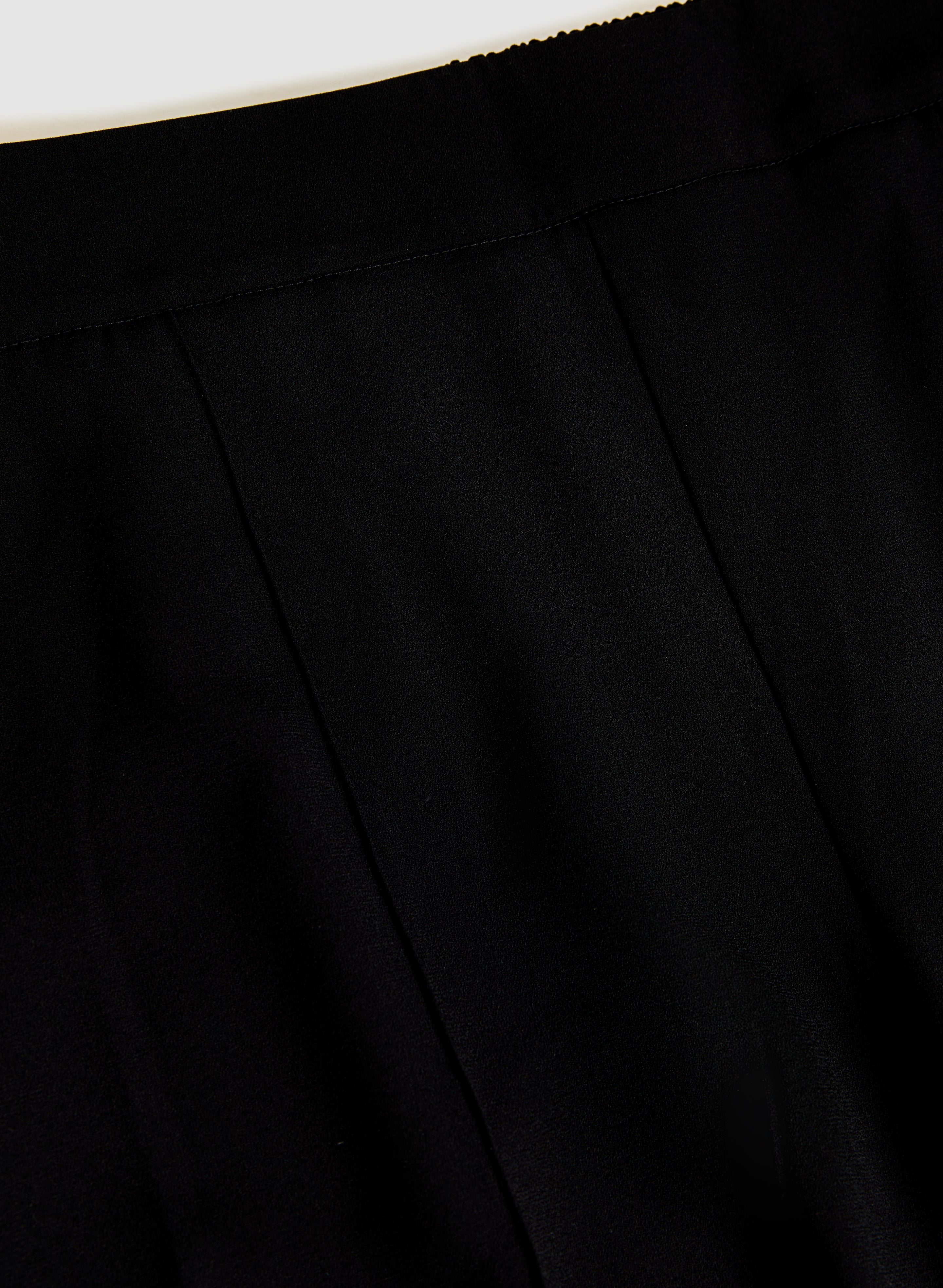 Wide Leg Pintuck Pants