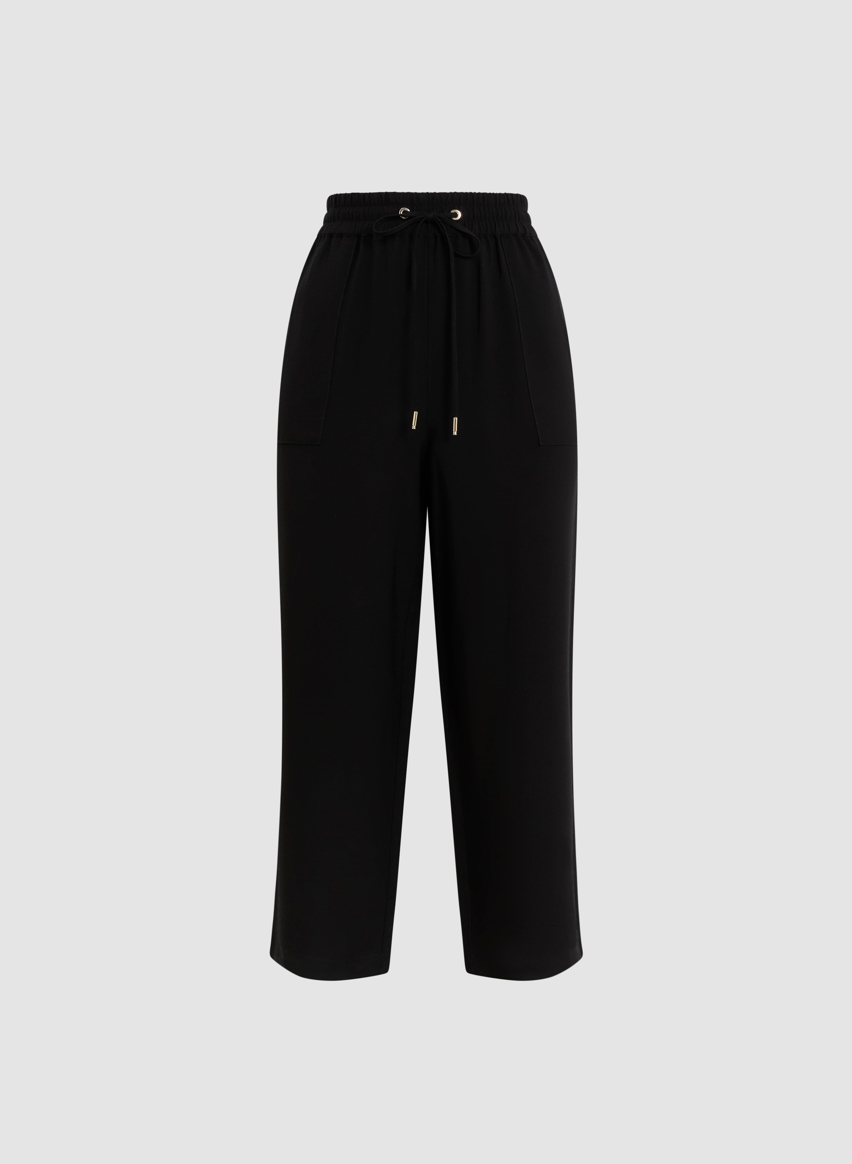 Essential Pull-On Drawstring Capris