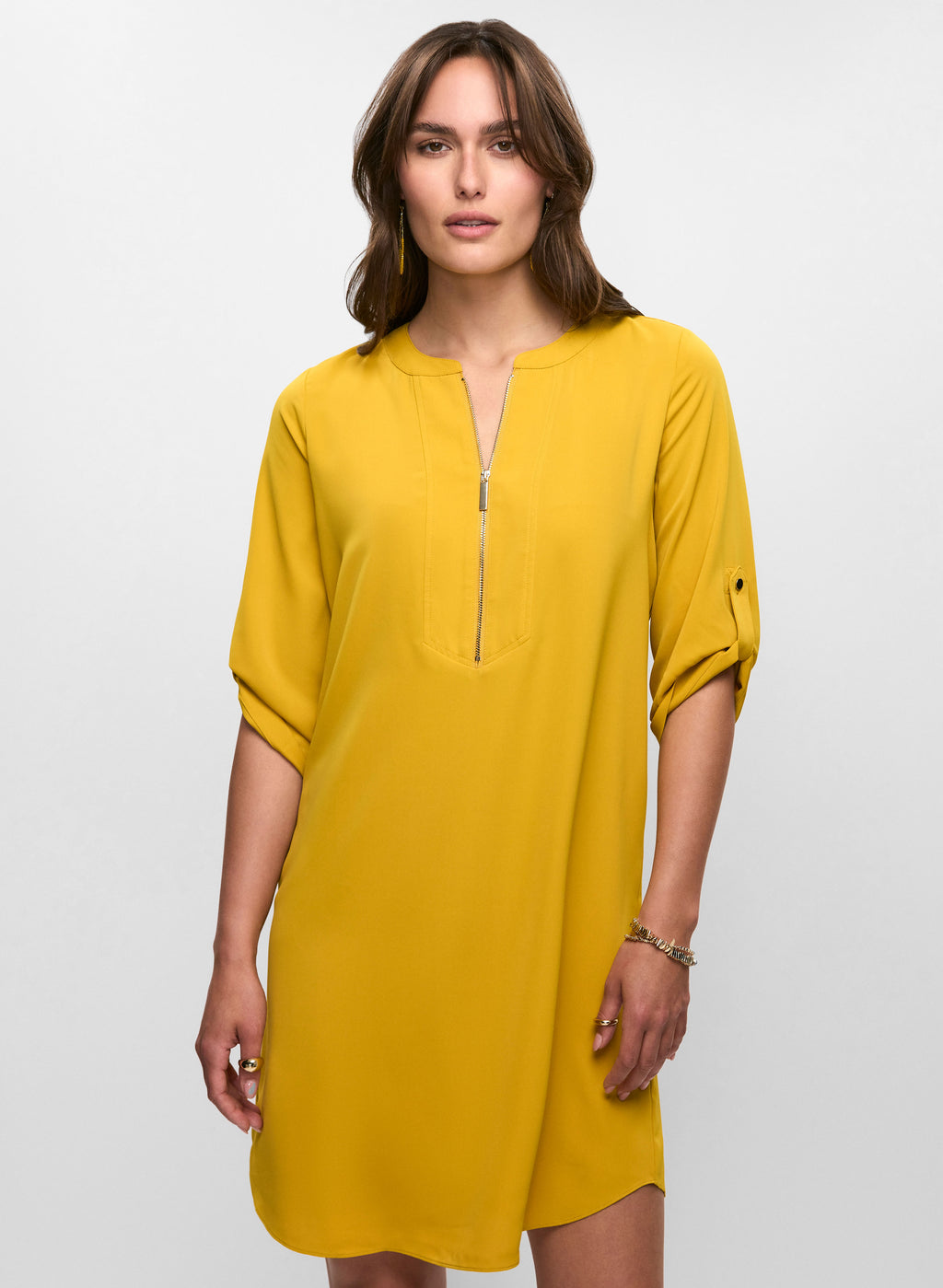 Zip Front Dress