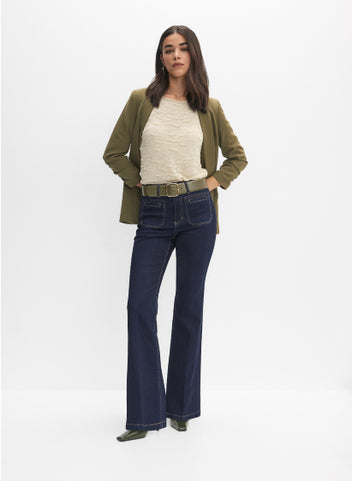 Flare Leg Jeans | Melanie Lyne
